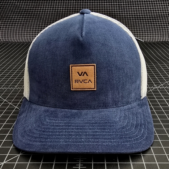 RVCA | Accessories | Rvca Va All The Way Cord Trucker Hat Navy | Poshmark